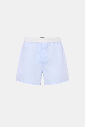 Tom Ford Herren - Boxershorts hellblau/wei&szlig; gestreift