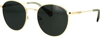 Polaroid unisex, Accessoires, Jaune, Taille: 51 MM Pld6171/S Round Lunettes de soleil