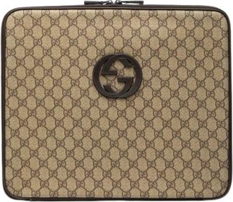 Gucci Sac pochette Pre-owned - Femme - Pre-owned - Beige - Taille: ONE Size