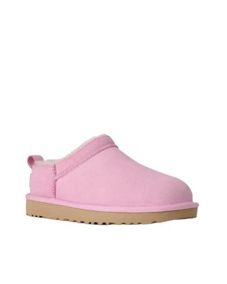 UGG Womens Slippers Classic Micro Pink Diamond Upper: Leather; Outsole: Eva Flat Shoes