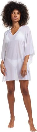 Fisico Femme, Maillots de bain, Blanc, Taille: 40 FR Poncho Tulle Tinta Unita