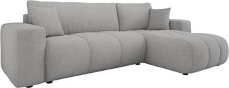 Best Mobilier Bestmobilier - Nicole - canapé dangle réversible 4 places convertible avec coffre en tissu