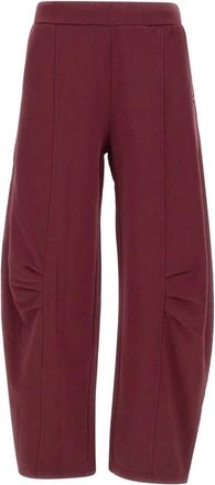 Rotate Rotate Birger Christensen, Femme, Pantalons, Violet, Taille: 40 FR Terry Back Pantalons de surv&ecirc;tement