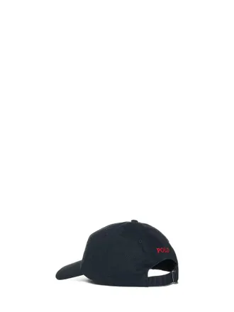Polo Ralph Lauren 710548524-012 Cotton Chino Baseball Cap - Black