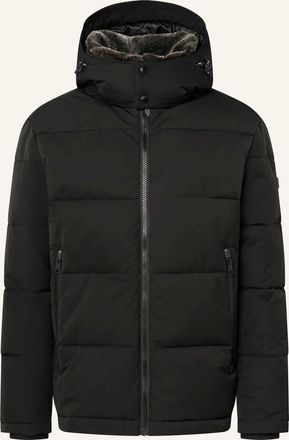 Strellson Steppjacke Arcola Mit Abnehmbarem Kunstfell schwarz