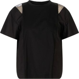 Meimeij Femme, Tops, Noir, Taille: 36 FR T-shirt
