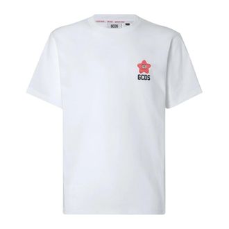 GCDS Spongebob Motiv T-Shirt - - Tops - Herren - Wei&szlig; - S