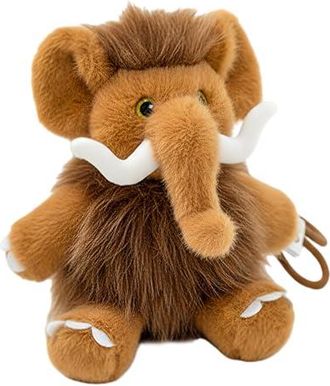 Generico Porte-cl&eacute;s en forme danimal en peluche, breloques pour sacs &agrave; main, porte-cl&eacute;s &eacute;l&eacute;phant doux, pour sacs &agrave; dos, femmes, voiture, chambre, miroir r&eacute;trov