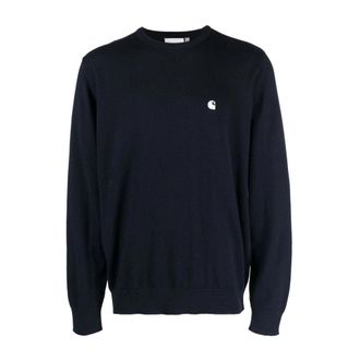 Carhartt Work in Progress Round-Neck Strickwaren - - Knitwear - Herren - Blau - L