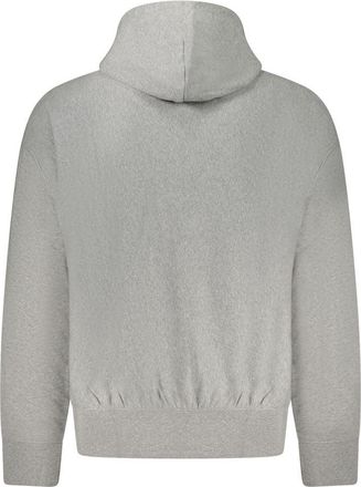Calvin Klein Embroidered Logo Hoodie - Grey