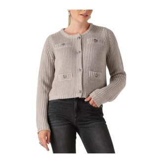 Liu Jo Offene Strickweste Beige - - Knitwear - Damen - Beige - L