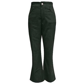 Generic Pantalon en velours c&ocirc;tel&eacute; pour femme - Coupe ajust&eacute;e - Taille haute - Pantalon de loisirs - Long - L&eacute;ger et confortable - Pantalon de d&eacute;tente &eacute;l&eacute;gant