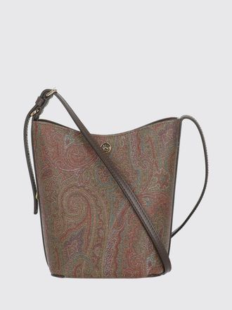 Etro Mini Beuteltasche von aus beschichteter Baumwolle mit Paisley-Print