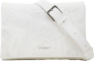 Desigual Womens Bag_Alpha Dortmund Flap 1001 RAW, White