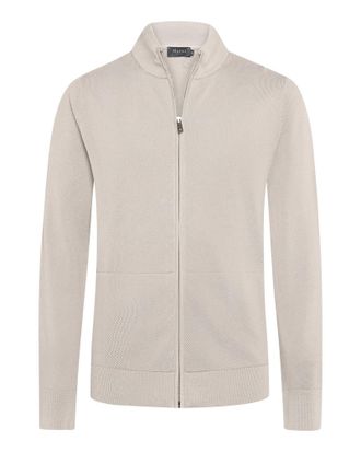 Maerz Strickjacke aus Baumwolle mit Reiskorn-Struktur in