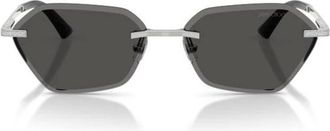 Jimmy Choo London Femme, Accessoires, Gris, Taille: 58 MM Geometric Lunettes de soleil