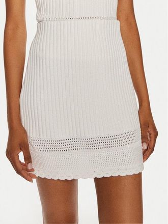 Benetton United Colors Of Benetton Minirock 1594D001E Wei&szlig; Regular Fit