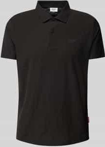 Joop Poloshirt mit Label-Print Modell Alonso