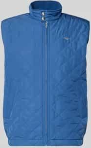 GANT Regular Fit Weste mit Stehkragen in Stepp-Optik