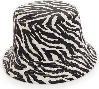 Saison 1865 Bob à imprimé zébré en coton