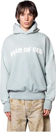 Fear of God Homme, Sweatshirts et sweats &agrave; capuche, Bleu, Taille: XL Heaven Sweat &agrave; capuche Flint