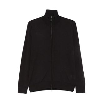 Paolo Pecora Strickjacke mit Rei&szlig;verschluss - - Knitwear - Herren - Braun - XL