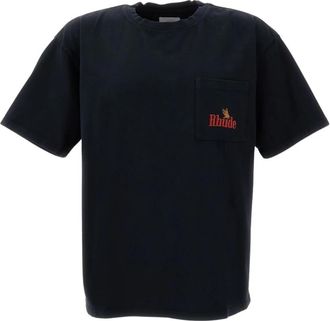 Rhude American Spirit Pocket T-Shirt - - Tops - Herren - Schwarzk - M