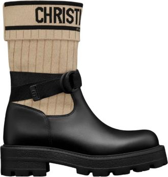 Dior Femme, Chaussures, Noir, Taille: 36 1/2 EU Bottine D-Major