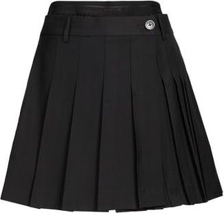 Helmut Lang Jupe-short pliss&eacute; en laine