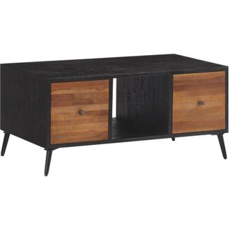 vidaXL Couchtisch 90x50x41 cm Recyceltes Massivholz Teak - Vidaxl