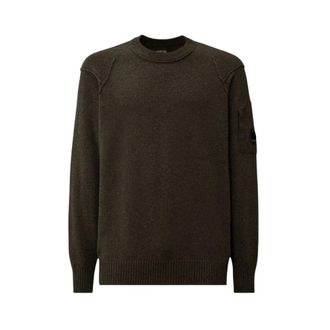 C.P. Company Lambswool Rundhals Pullover - - Knitwear - Herren - Grau - L
