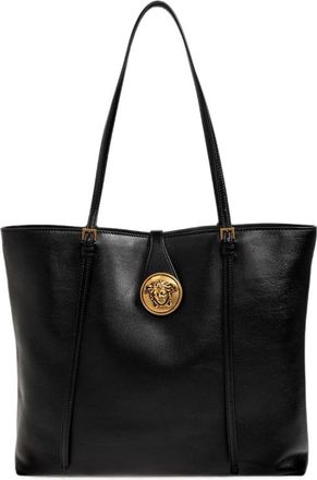 Versace Medusa Leather Tote Bag