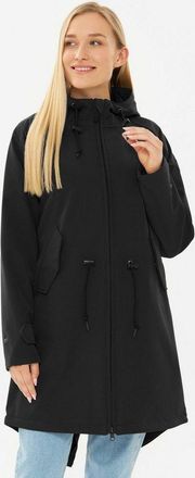 Derbe Softshelljacke Island Friese wasserabweisend, winddicht, Kapuze