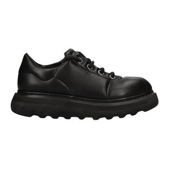 Premiata Schwarze Lederschn&uuml;rschuhe - - Shoes - Herren - Schwarzk - 41 EU