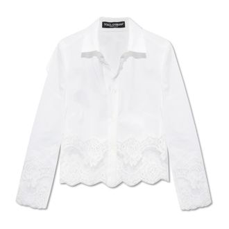 Dolce & Gabbana Crop-Top - - Blouses & Shirts - Damen - Wei&szlig; - XS