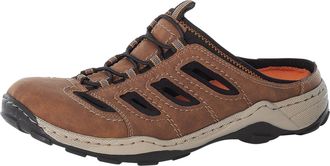 Rieker Herren 8096 Slipper, Braun Kombi,43 EU