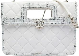 Chanel Pre-owned Sac seau matelass&eacute; - Femme - Pre-owned - Blanc - Taille: ONE Size