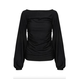 Gestuz Schwarze RifaGZ LS Bluse - - Blouses & Shirts - Damen - Schwarzk - M