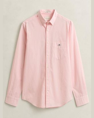 GANT Leichtes Popeline-Streifenhemd aus Baumwolle mit Brusttasche in