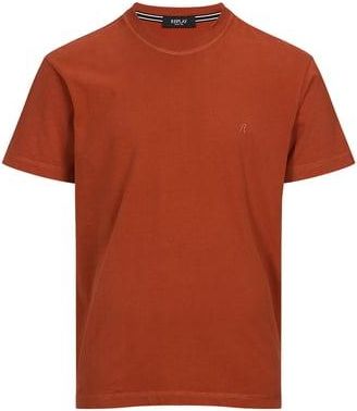 Replay Tee-shirt droit col rond en coton