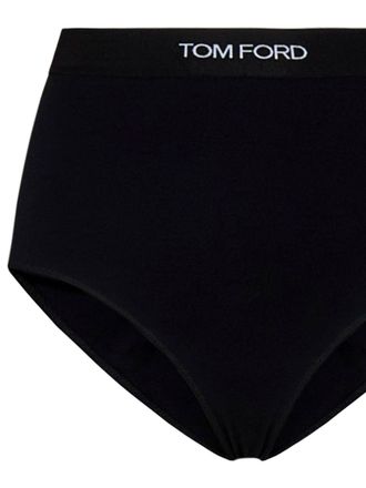 Tom Ford Womens Slip Modal Black Slips & Camisoles