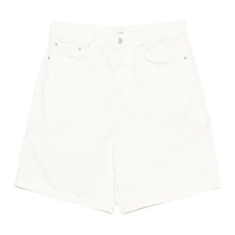 Les Deux Carpenter Denim Short - - Shorts - Herren - Wei&szlig; - W28