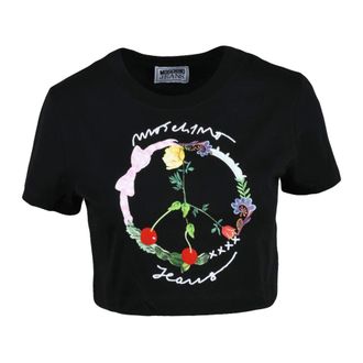 Moschino Femme, Tops, Noir, Taille: 38 FR T-Shirt