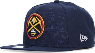 New Era Denver Nuggets Flache Schirm Snapback Kappe - - Accessories - unisex - Blau - ONE SIZE