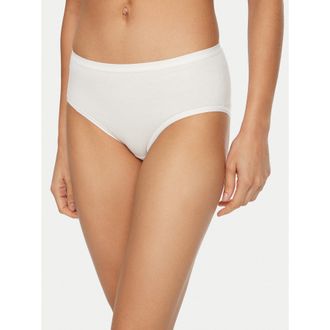 Triumph Klassische Pantys mit hohem Bund-Set Sense Of Cotton 10225046 Weiß