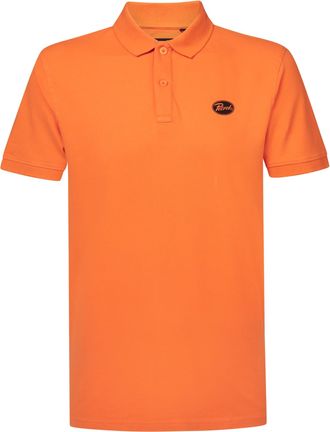 Petrol Industries Klassisches Poloshirt Orange XXL