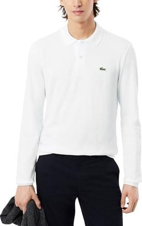 Lacoste Polo Classique L.12.12 Manches Longues Homme Blanc 3XL