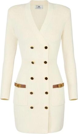 Elisabetta Franchi Damen, Kleider, Beige, SGröße