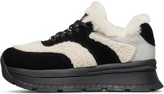 Loriblu Femme, Chaussures, Noir, Taille: 38 EU Faux-fur Suede Baskets