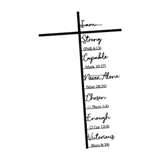 Generic Kreuz Vorne An Der Wand,Christlich H&auml;ngend Und Fest - Innen Glaubensbasierte Dekoration,F&uuml;r Wohnzimmer Eingang Haus Kirche Hochzeit B&uuml;ro Bauernhof Und